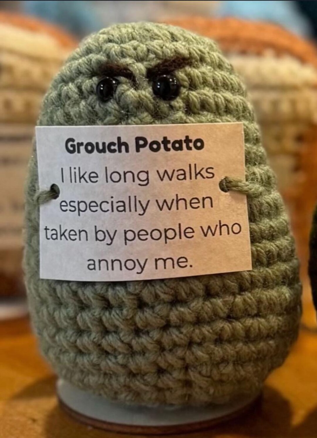 Grouch Potato - Amigurumi With Attitude - Funny Crochet - Great for ...