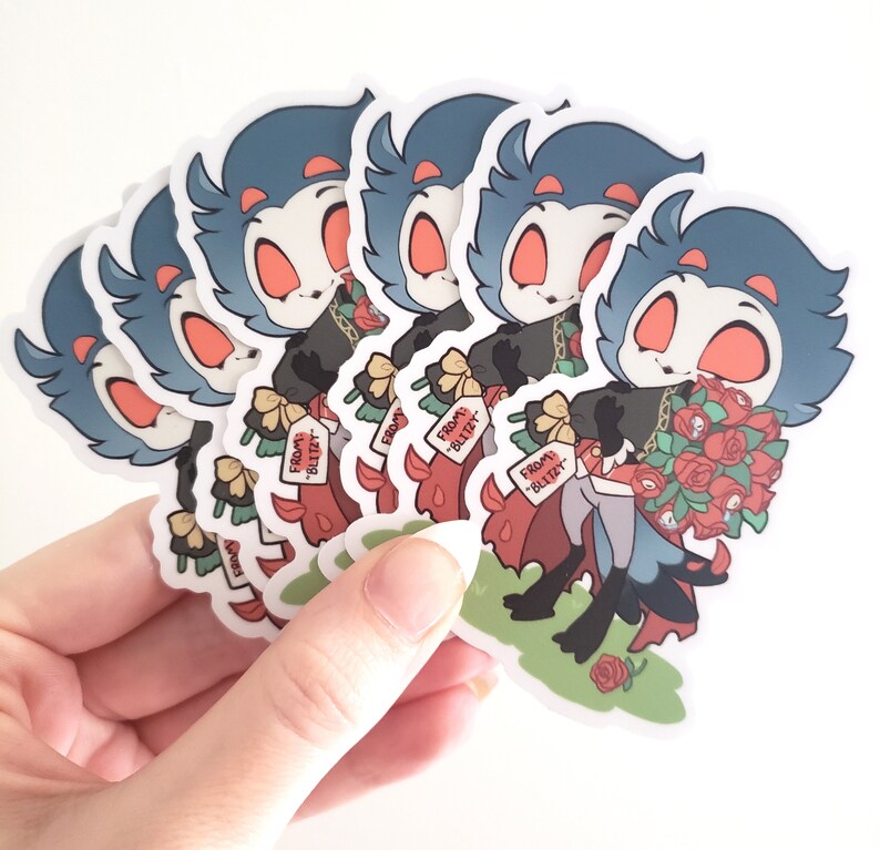 Stolas Fan Made Helluva Boss 3in Vinyl Sticker - Etsy