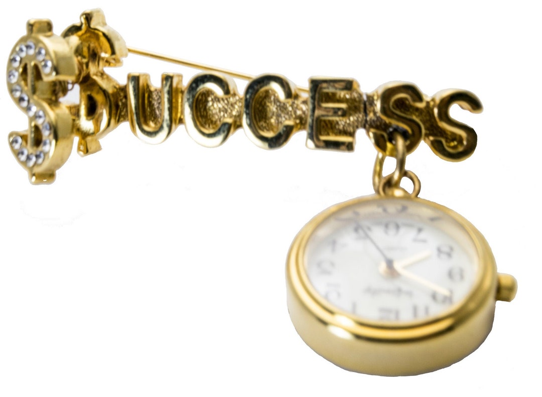 SUCCESS With Dollar Sign Gold Finish BROACH PIN - Etsy