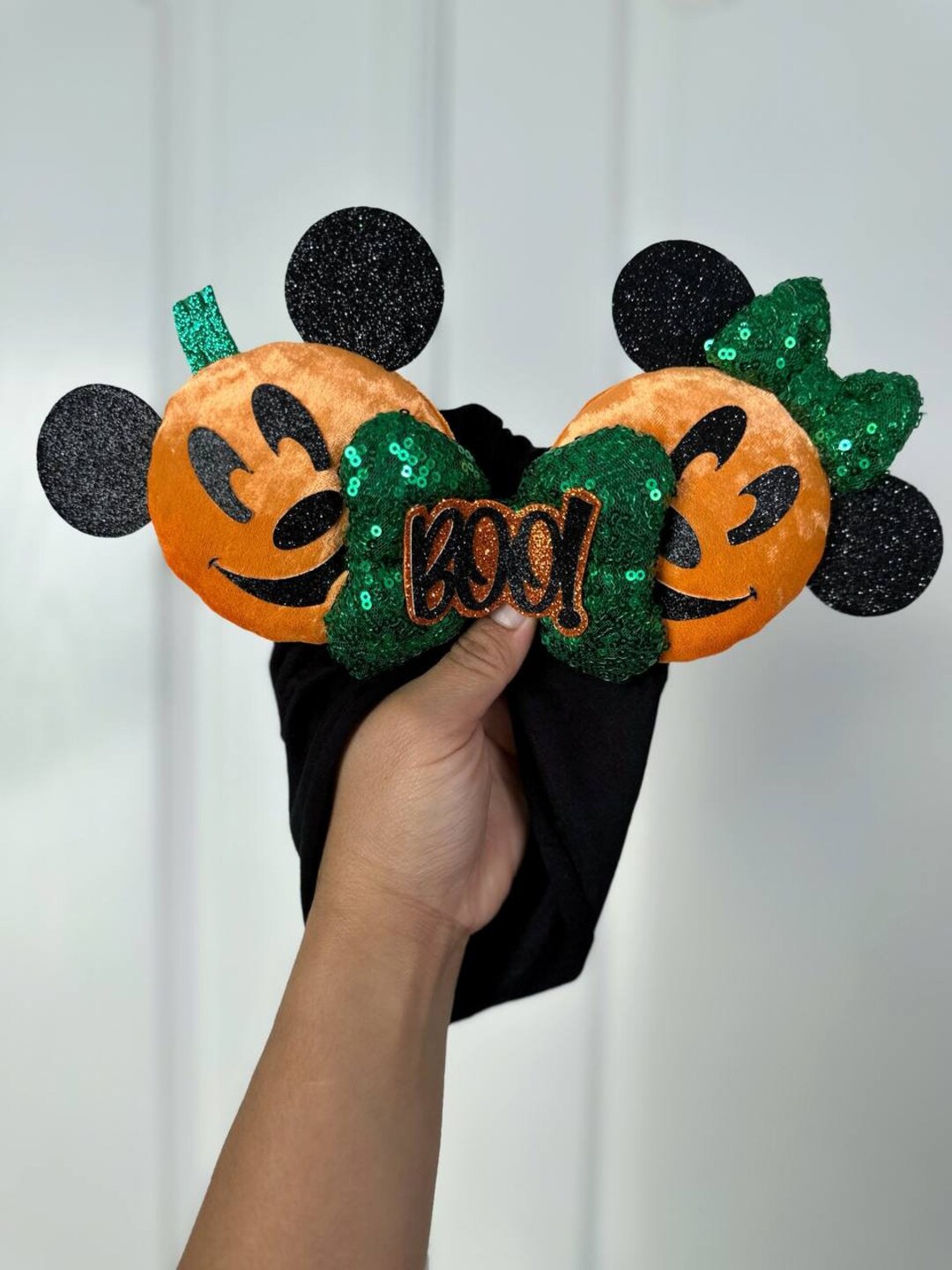 Mickey and Minnie Boo! || Minnie Ears Headwrap || Minnie Ears Turban ...