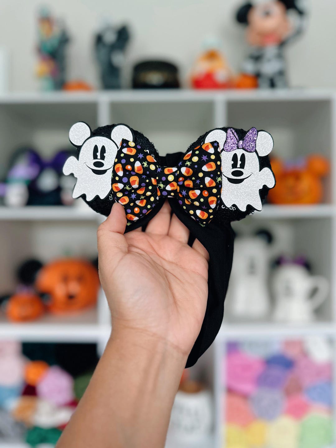 Booh! || Minnie Ears || Ears for Babies || Mickey and Minnie Head ...