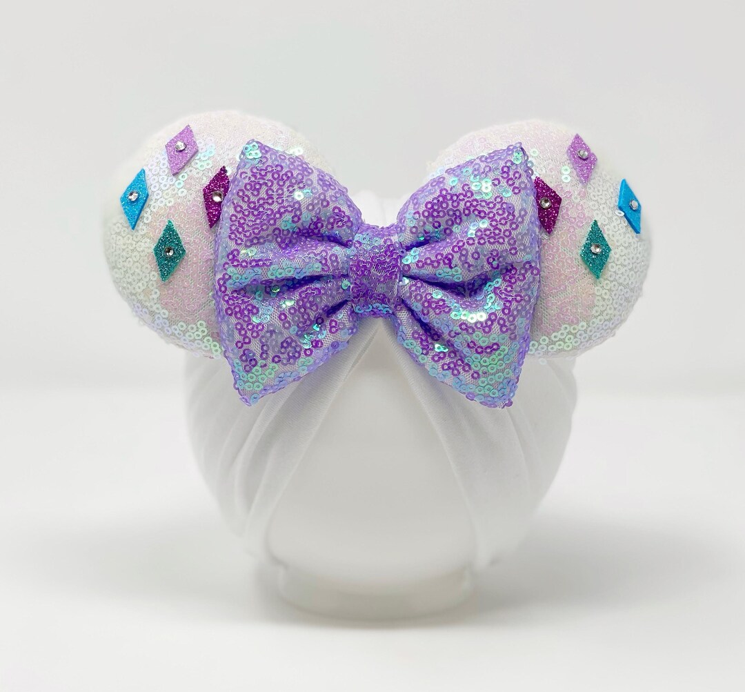 Elsa || Minnie Ears Headwrap || Frozen Minnie Ears || Minnie Ears for ...