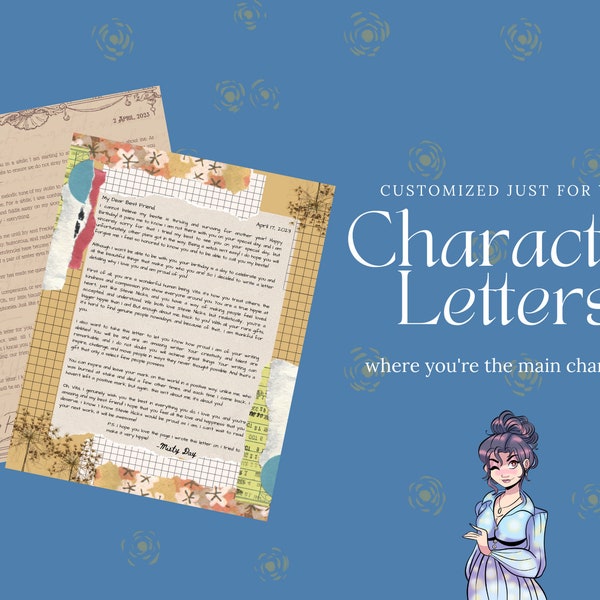 Character Letters - Etsy