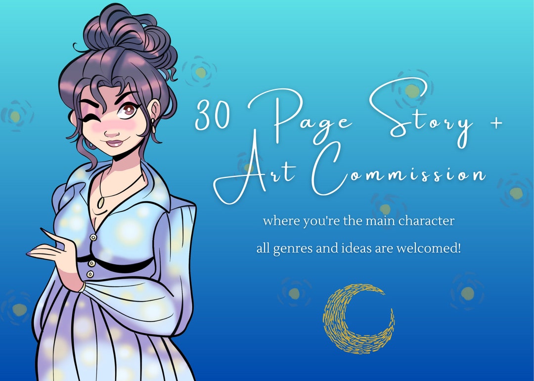 30 Page Custom Short Story Art Commission FULL COLOR - Etsy