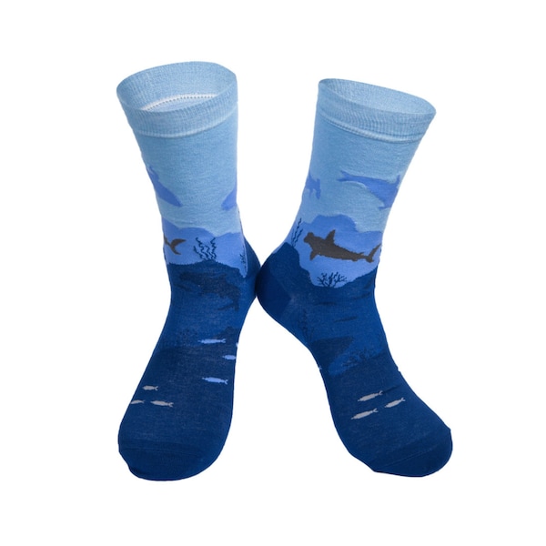 Shark Socks - Etsy