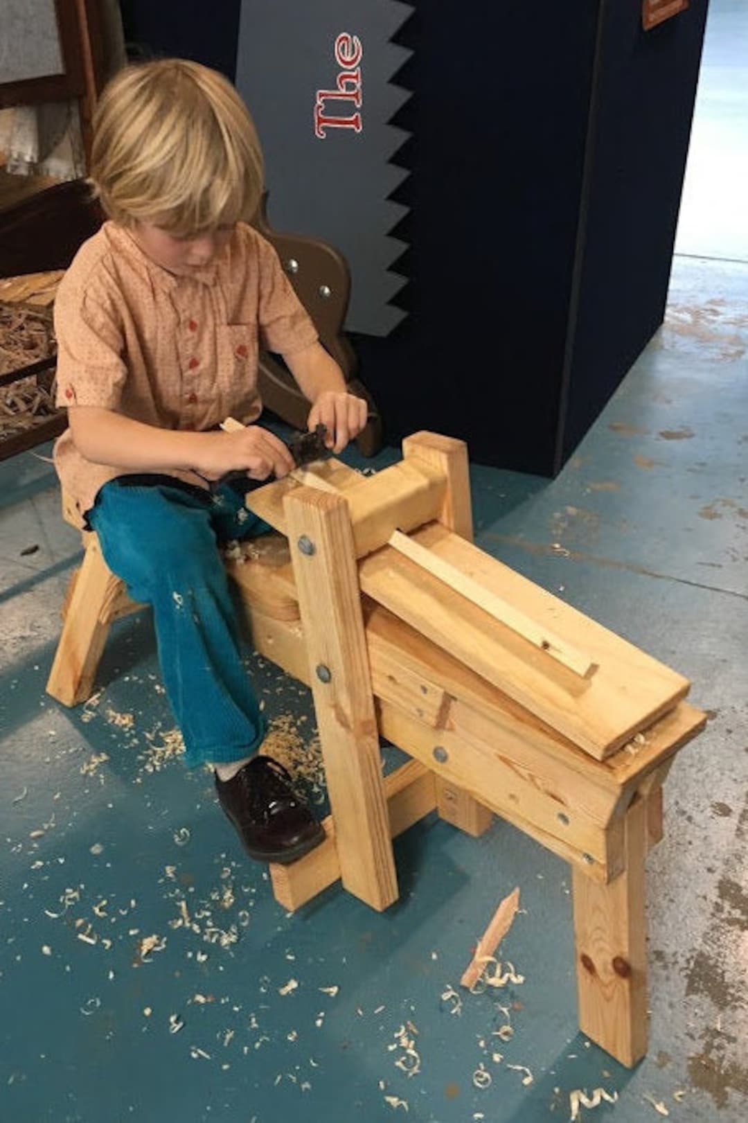Plans for the Adjustable & Portable Kids Shaving Horse! - Etsy