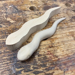 Little Snake Whittling Blank - Etsy