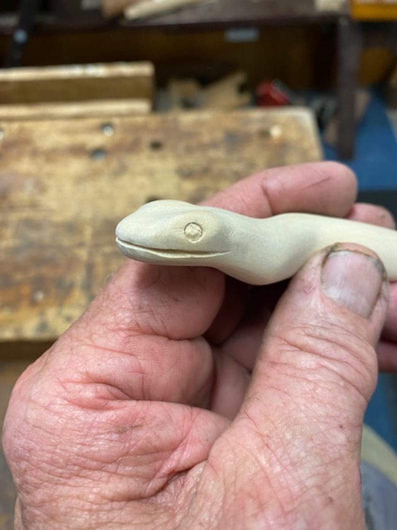 Little Snake Whittling Blank - Etsy