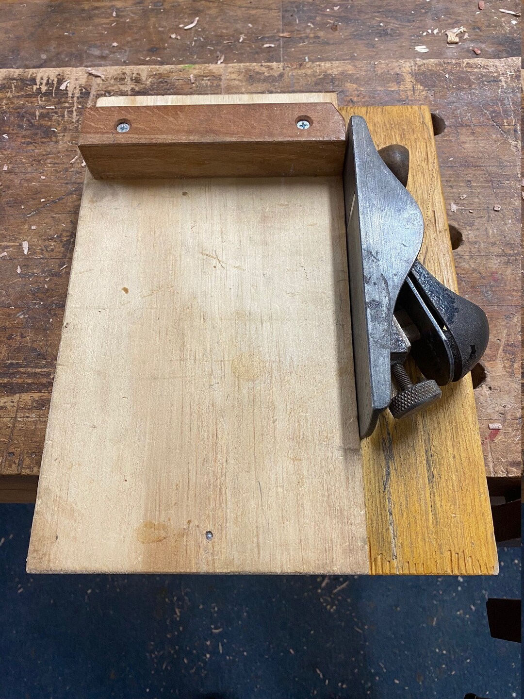 Plans for the Combination Bench Hook & Shooting Board - Etsy