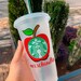 Teacher, Teacher Appreciation, Custom Starbucks Cup - Etsy