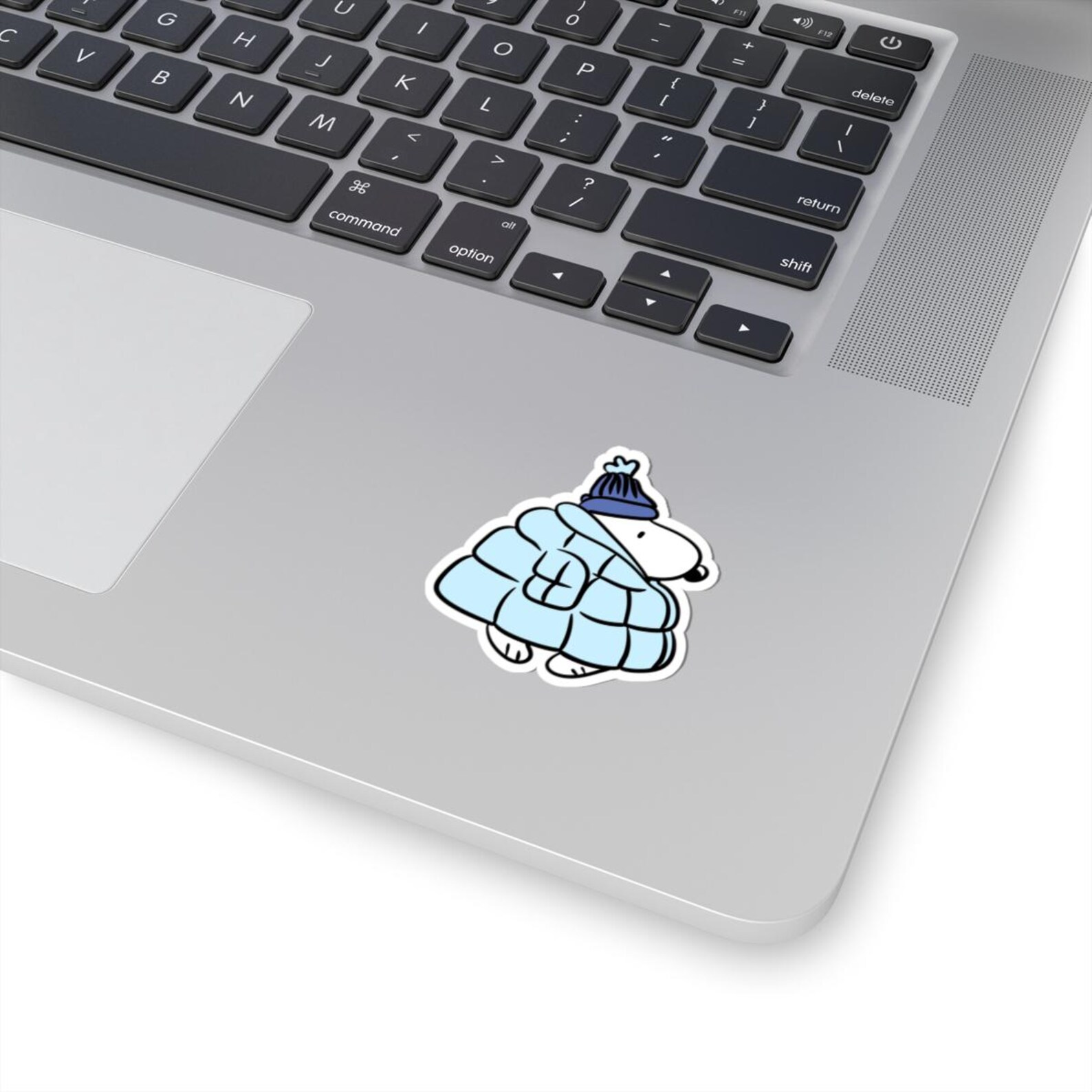 Snoopy Blue Puffer Jacket Stickers - Etsy