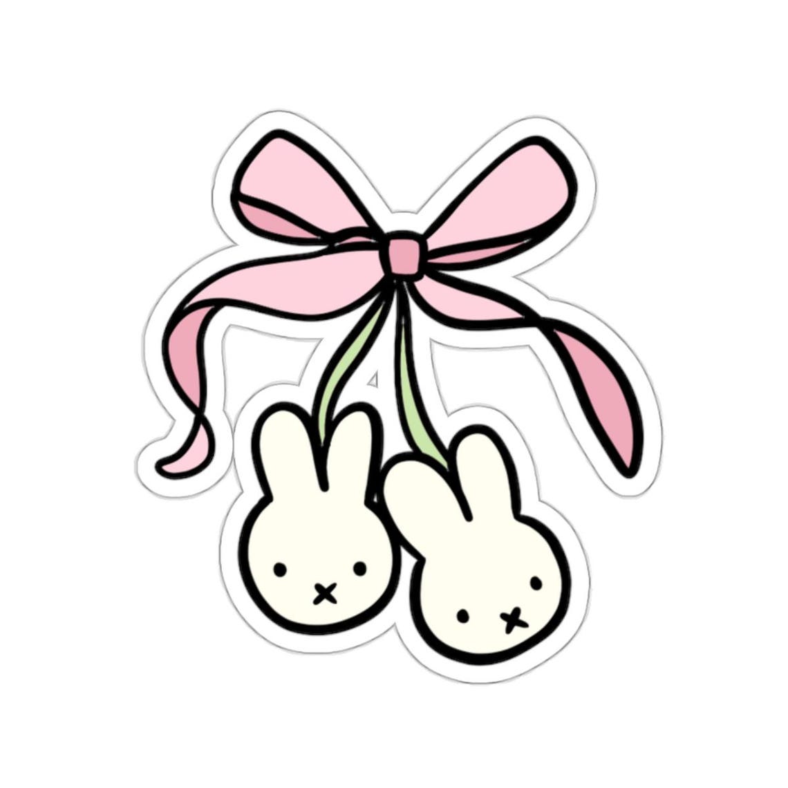 Miffy Bow Stickers - Etsy