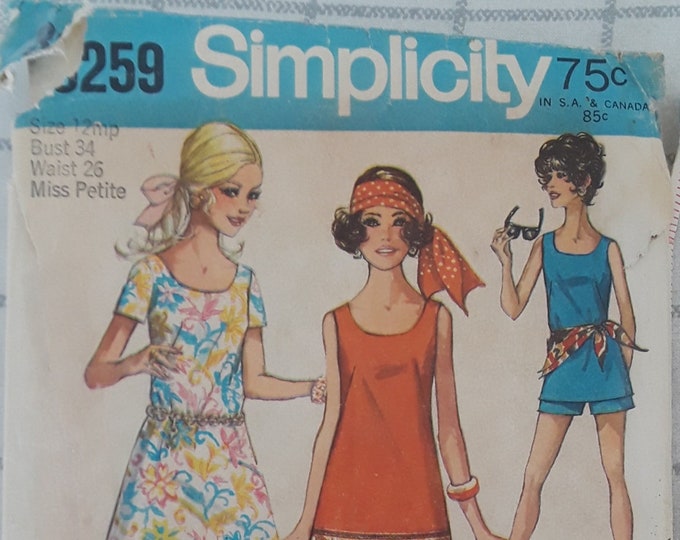Vintage Simplicity 8259, Jiffy Wardrobe Pattern, UC/FF - Etsy
