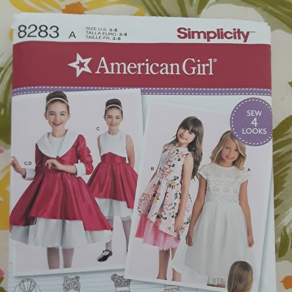 Simplicity American Girl Dress Pattern - Etsy