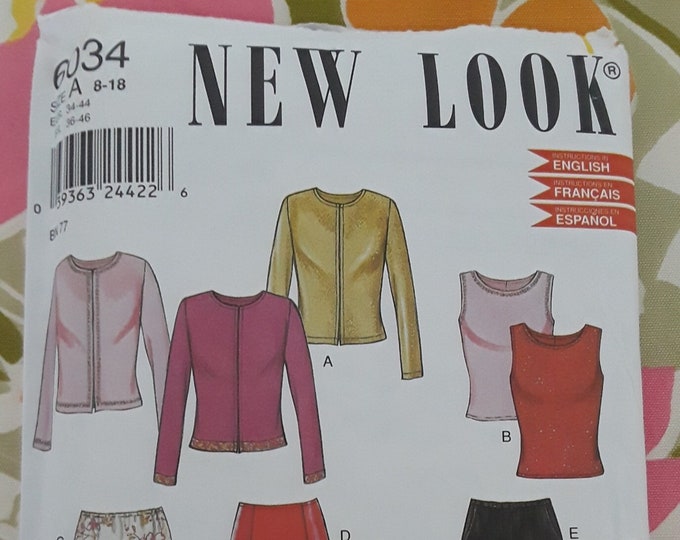 Vintage New Look 6034, Wardrober Pattern, UC/FF - Etsy