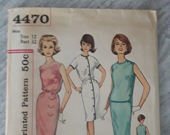 1950s Vintage Simplicity Printed Pattern 2701 Size UC/FF - Etsy