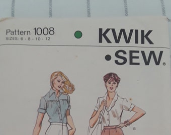 Kwik Sew Sewing Pattern 1538, Vintage Pattern, Misses' Cardigans, Size ...