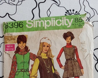Vintage Simplicity 7849, Dress Pattern, Wounded Bird - Etsy