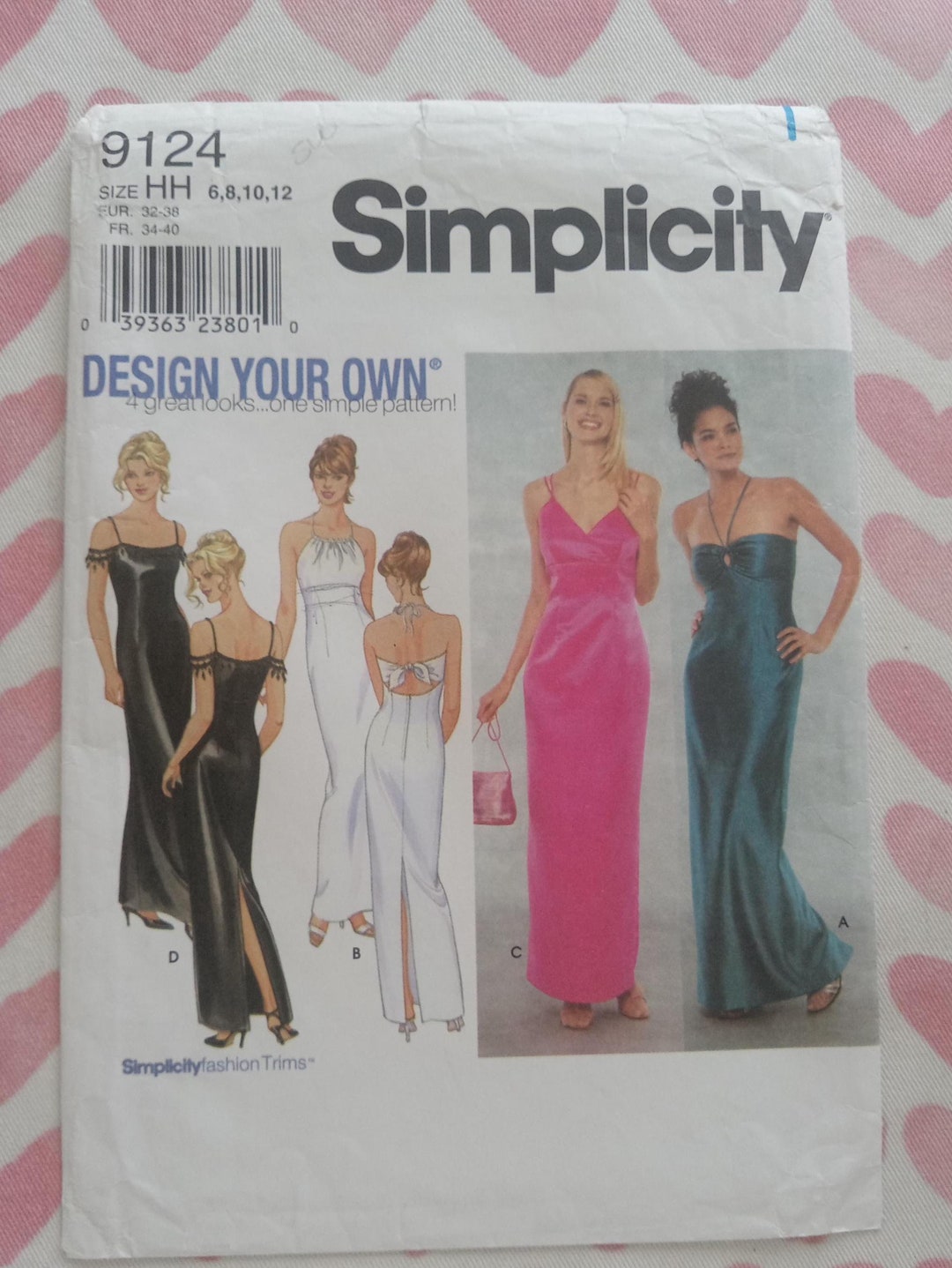 Vintage Simplicity 9154, Design Your Own Gown Pattern, UC/FF - Etsy