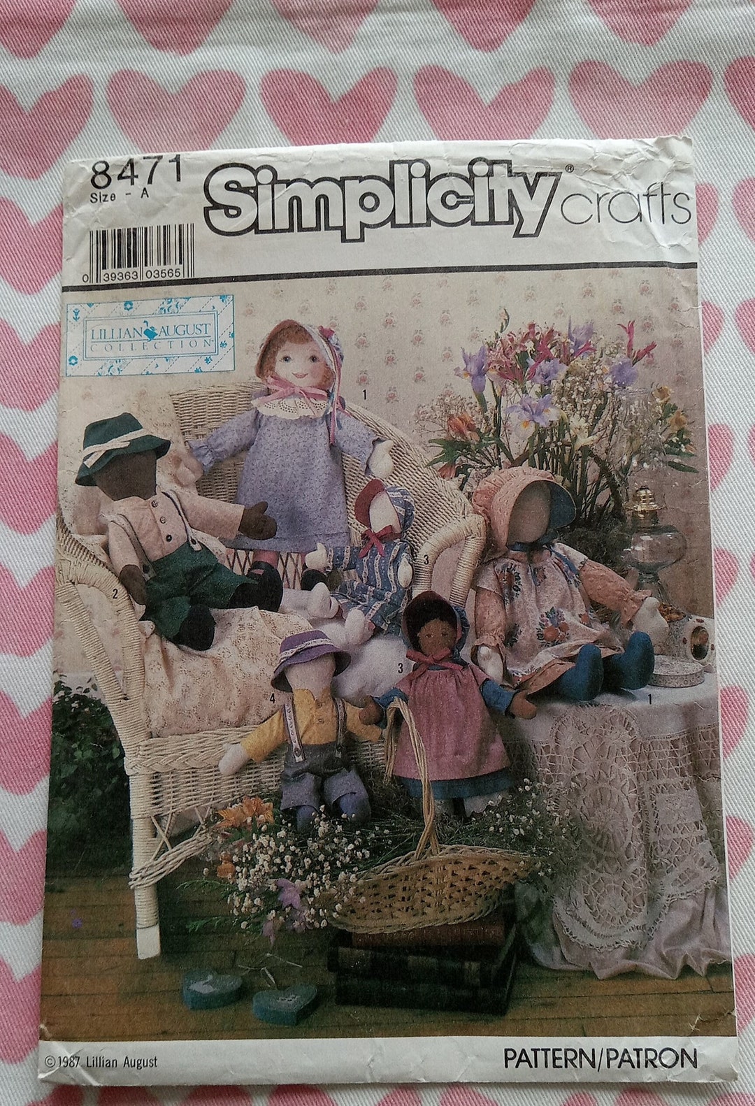 Vintage Simplicity 8471, Lillian August Collection Dolls Pattern, UC/FF - Etsy