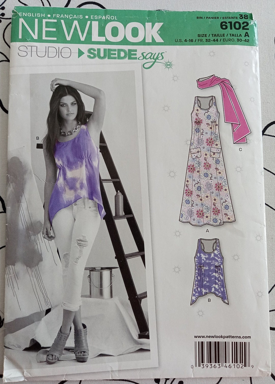 New Look 6102, Studio - Suede Says Pattern, UC/FF - Etsy