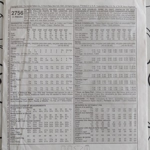 Vintage Mccalls 2756, Woman Style Plus Pattern, UC/FF - Etsy