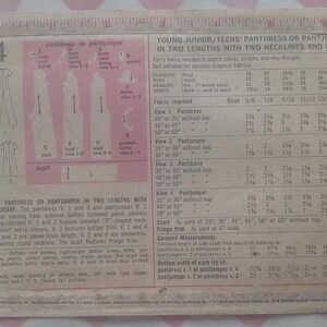 Vintage Simplicity 8854, Jumpsuit Pattern, P/C - Etsy