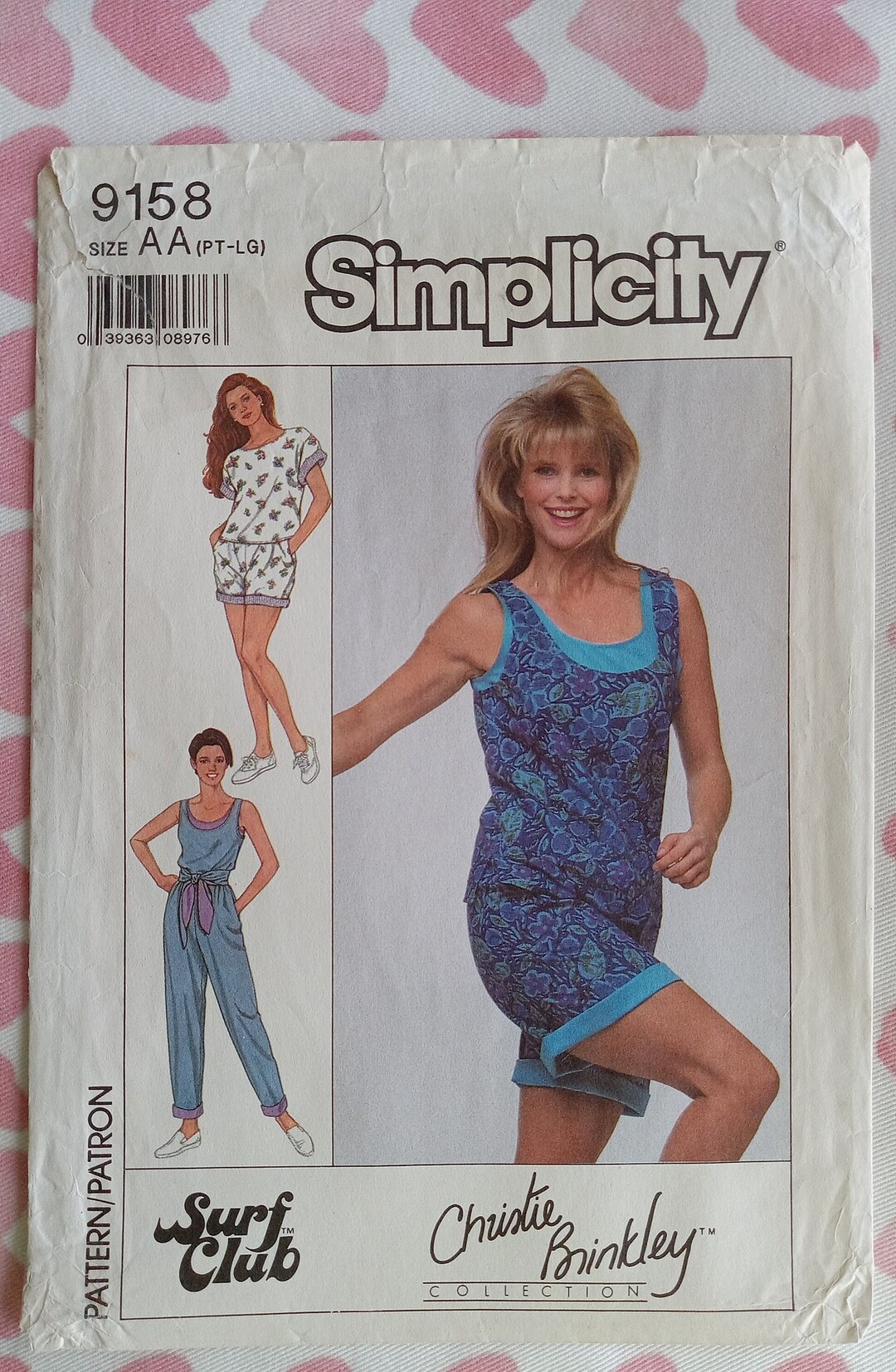 Vintage Simplicity 9158, Christie Brinkley Surf Club Pattern, UC/FF - Etsy