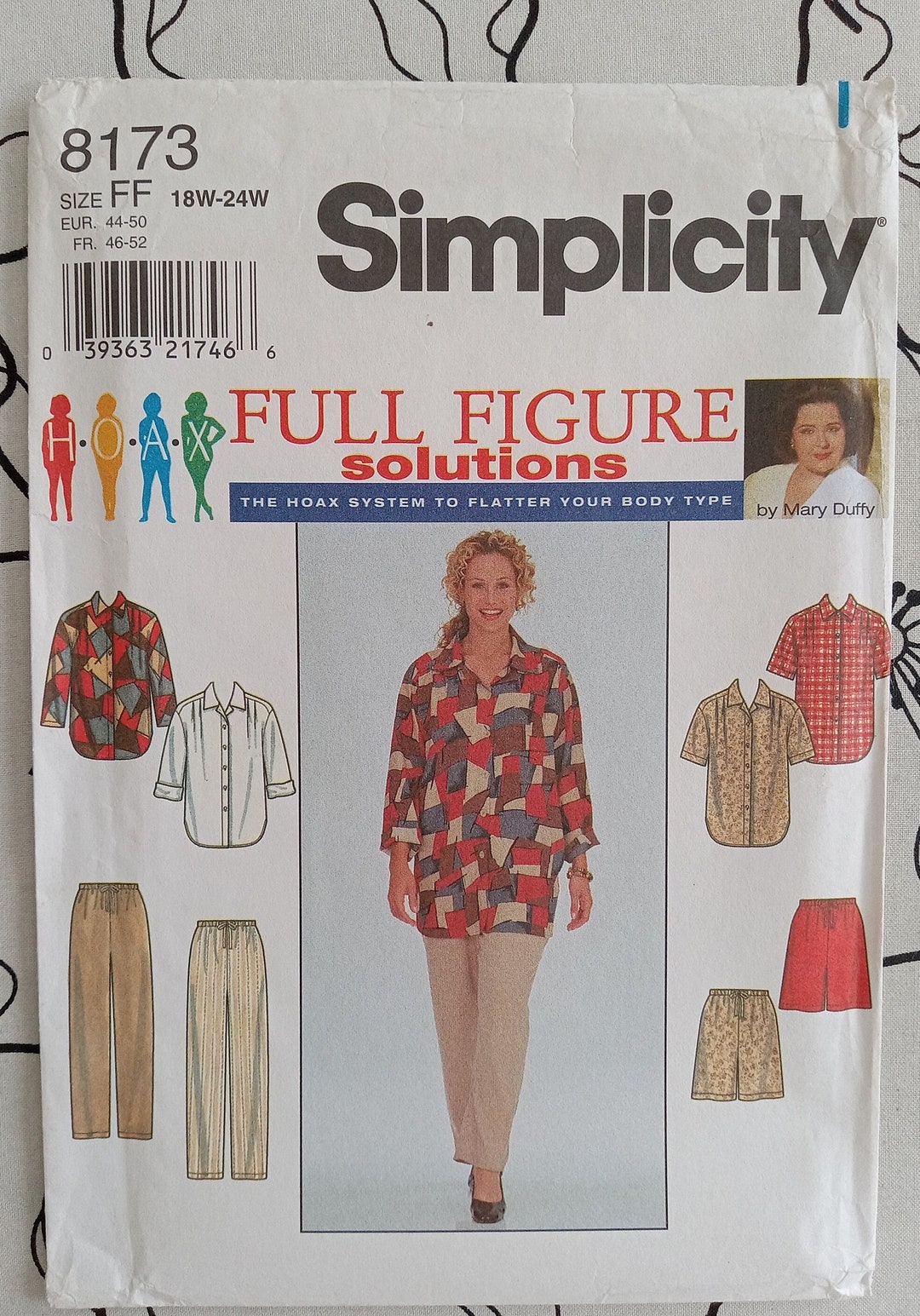 Vintage Simplicity 8173, HOAX System Pattern, UC/FF - Etsy