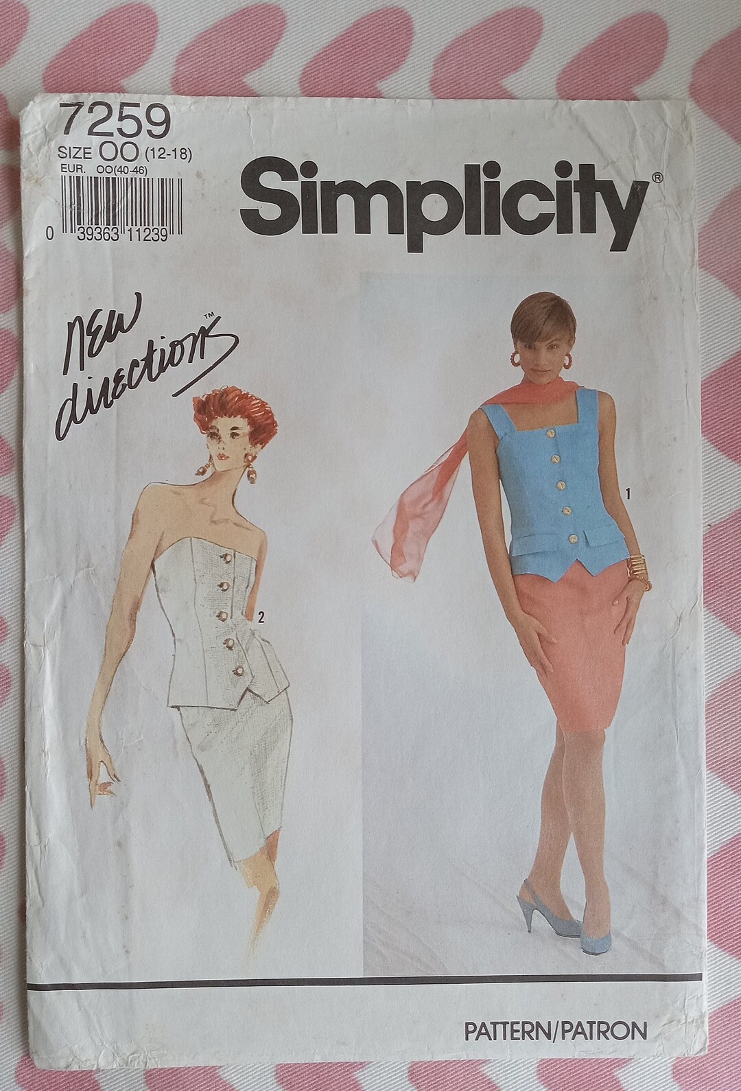 Vintage Simplicity 7259, New Directions Pattern, UC/FF - Etsy