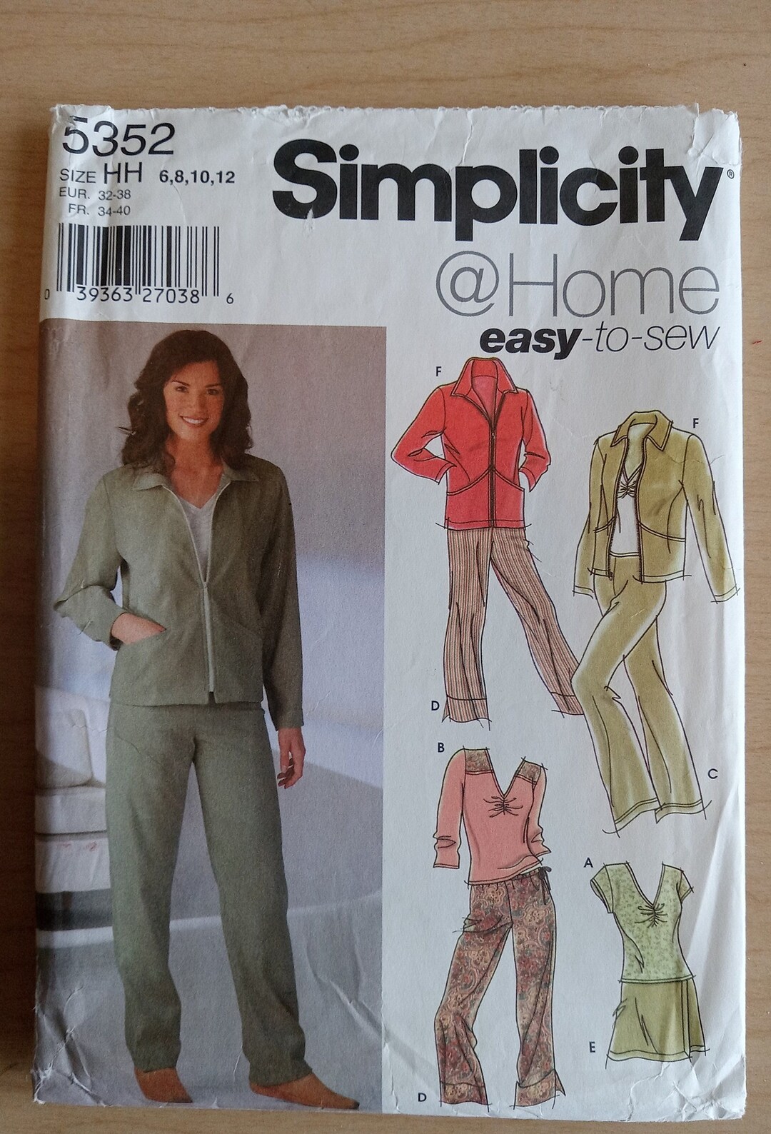 Vintage Simplicity 5352, Stretch Knit Pattern, Wounded Bird - Etsy