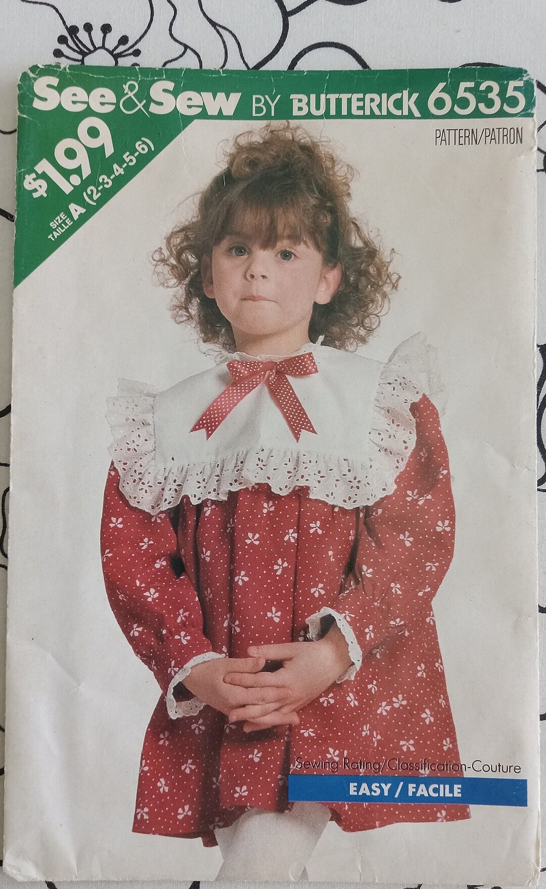 Vintage See & Sew 6535, Girls Dress Pattern, UC/FF - Etsy