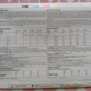 Vintage Simplicity 9782, Layette Set Pattern, UC/FF - Etsy