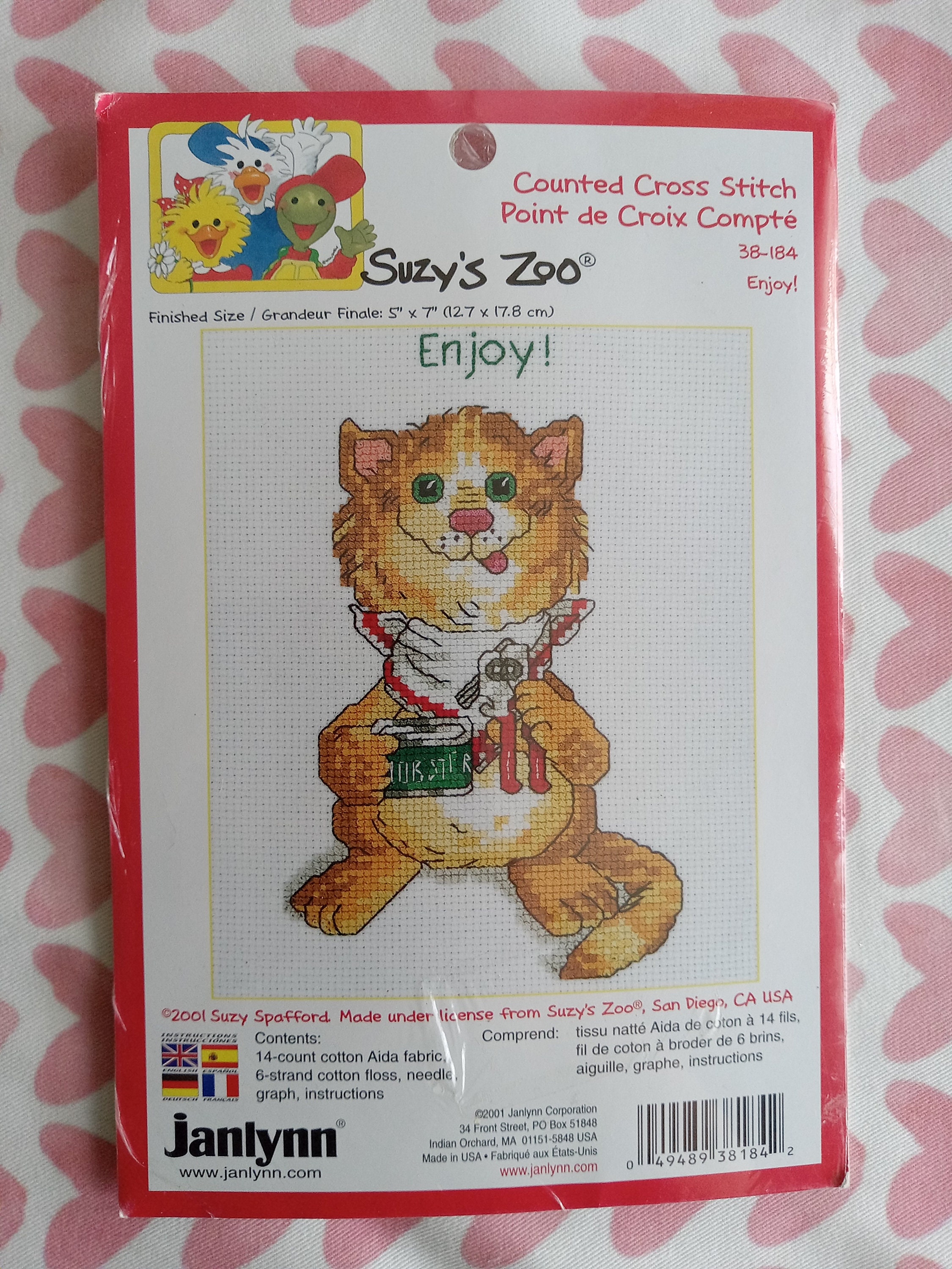 Vintage Suzy's Zoo, Counted Cross Stitch Kits, Deadstock - Etsy