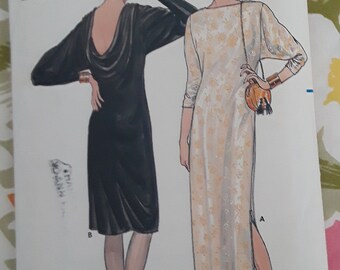 Cowl Back Dress Pattern - Etsy