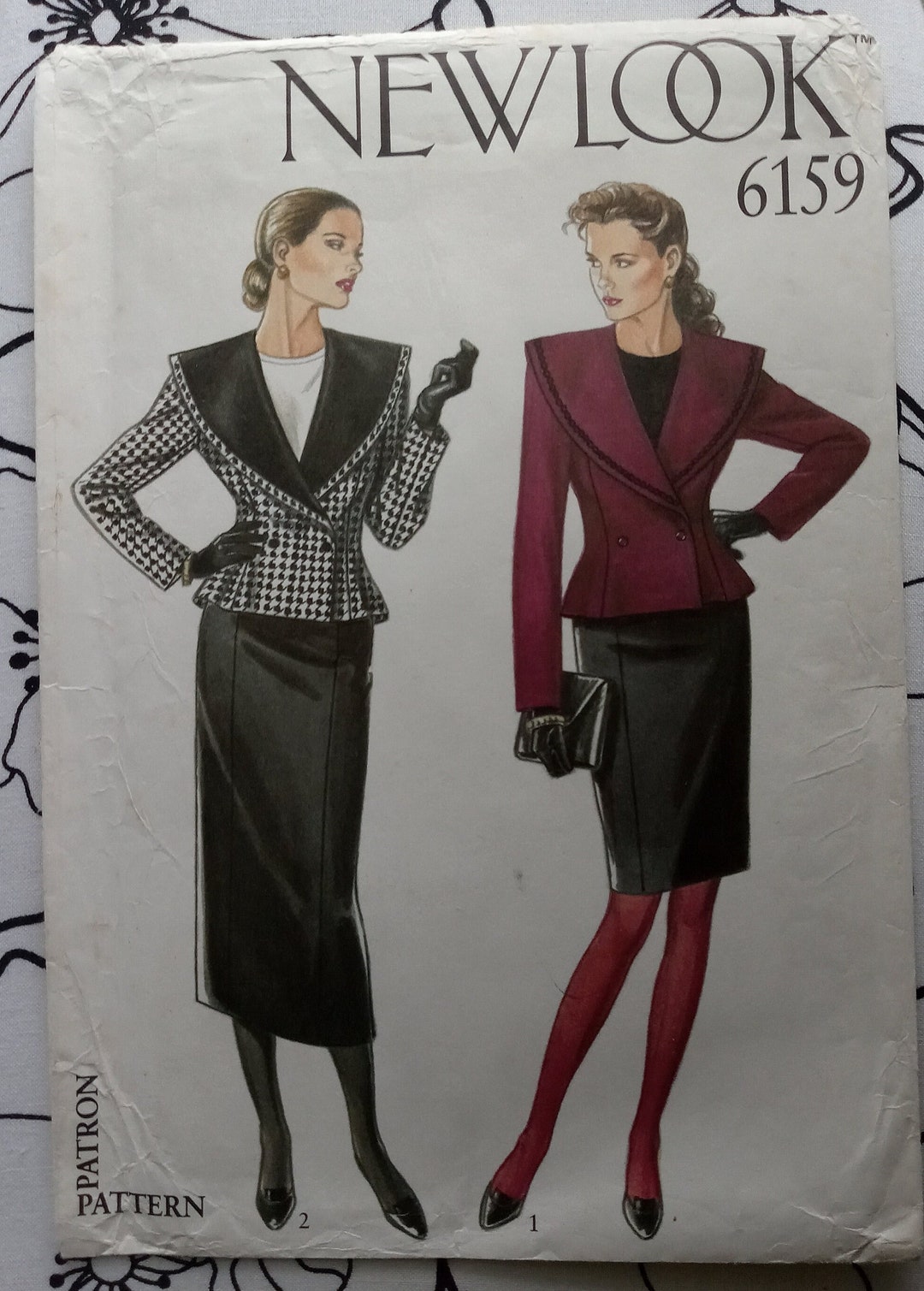 Vintage New Look 6159, 80's Suit Pattern, UC/FF - Etsy