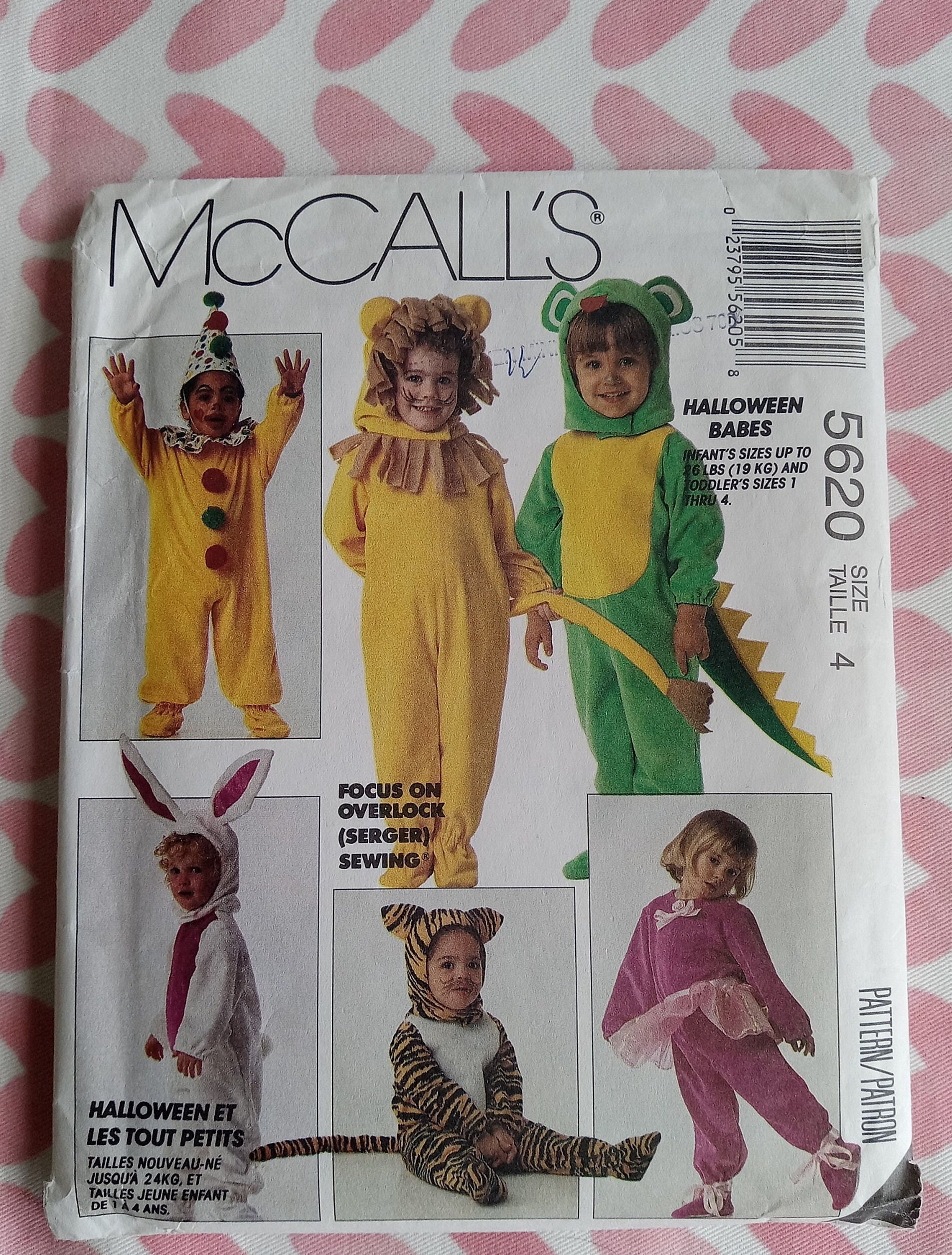Vintage Mccalls 5620, Halloween Babes Costume Pattern, UC/FF - Etsy