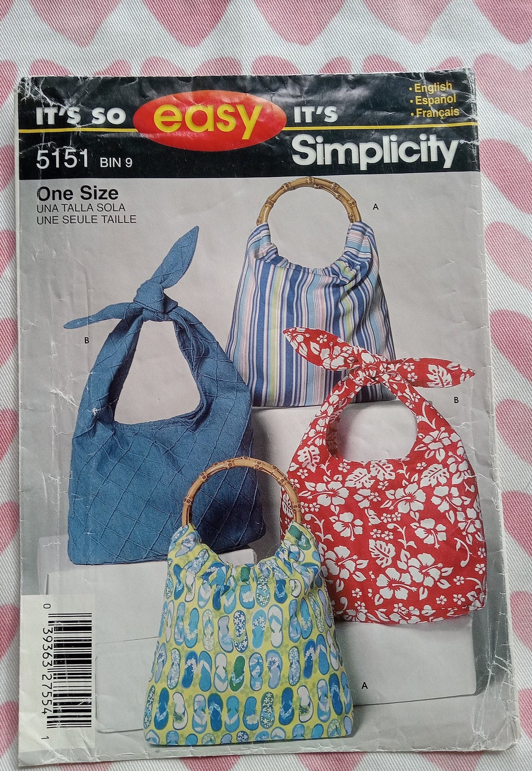Vintage Simplicity 5151, Hand Bags Pattern, UC/FF - Etsy