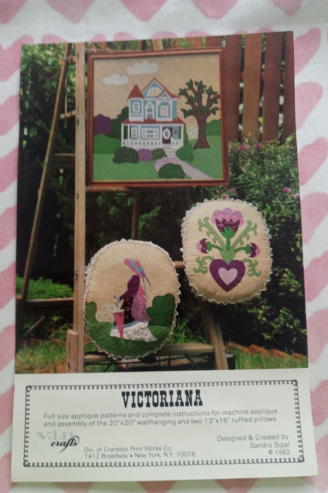 Vintage VIP Crafts 508, Victoriana Applique Pattern, Unused - Etsy
