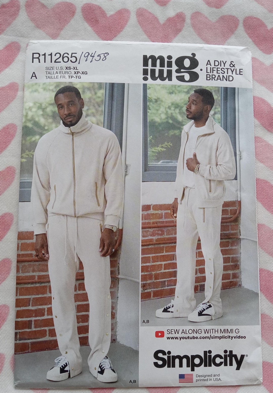 Simplicity 9458/11265, Mimi G Track Suit Patterns, UC/FF - Etsy