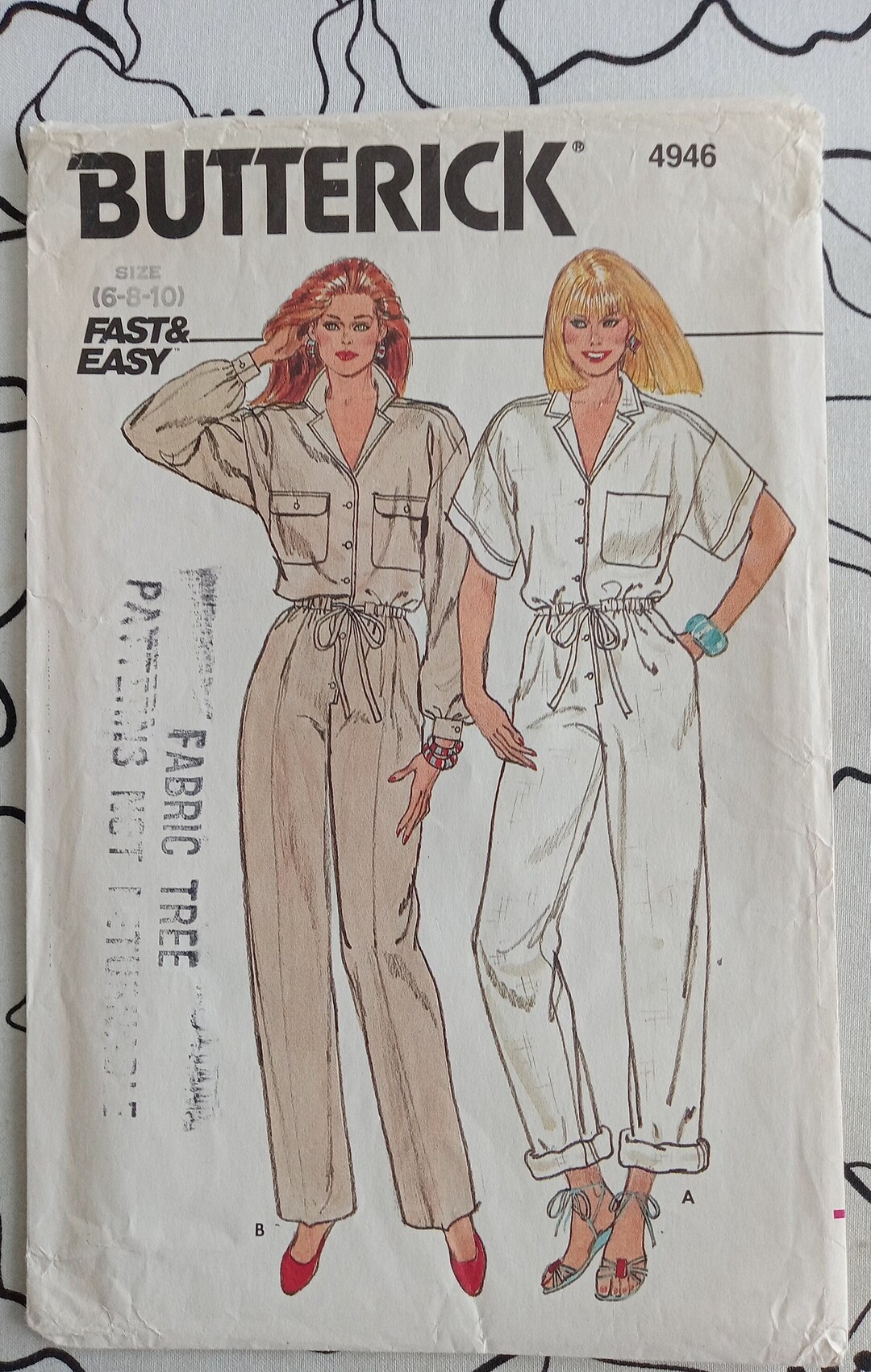 Vintage Butterick 4946, Jumpsuit Pattern, UC/FF - Etsy