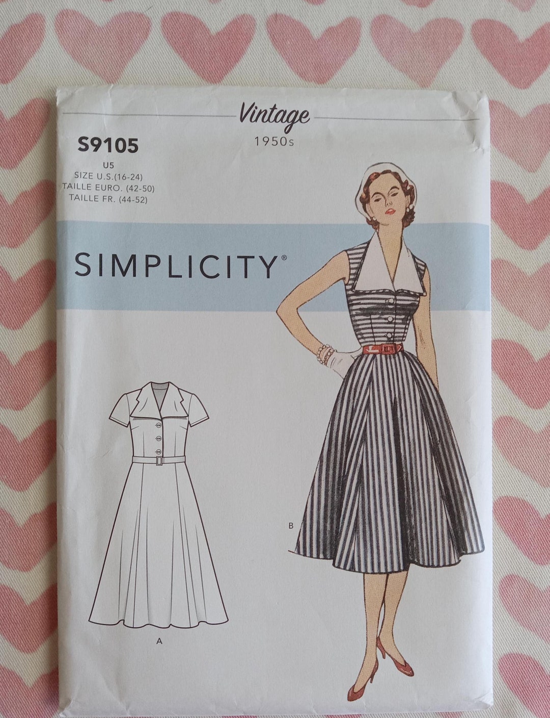 Simplicity 9105, Vintage Reissue Sailor Dress Pattern, UC/FF - Etsy
