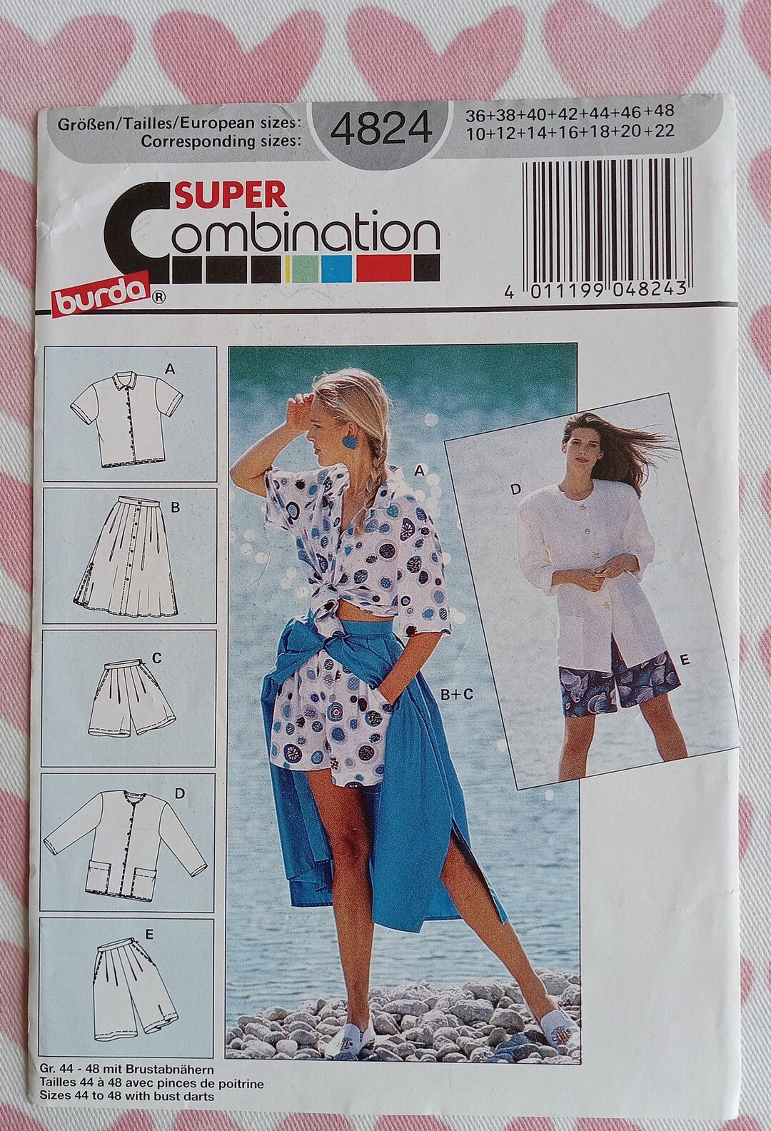 Vintage Burda 4824, Super Combination Pattern, UC/FF - Etsy