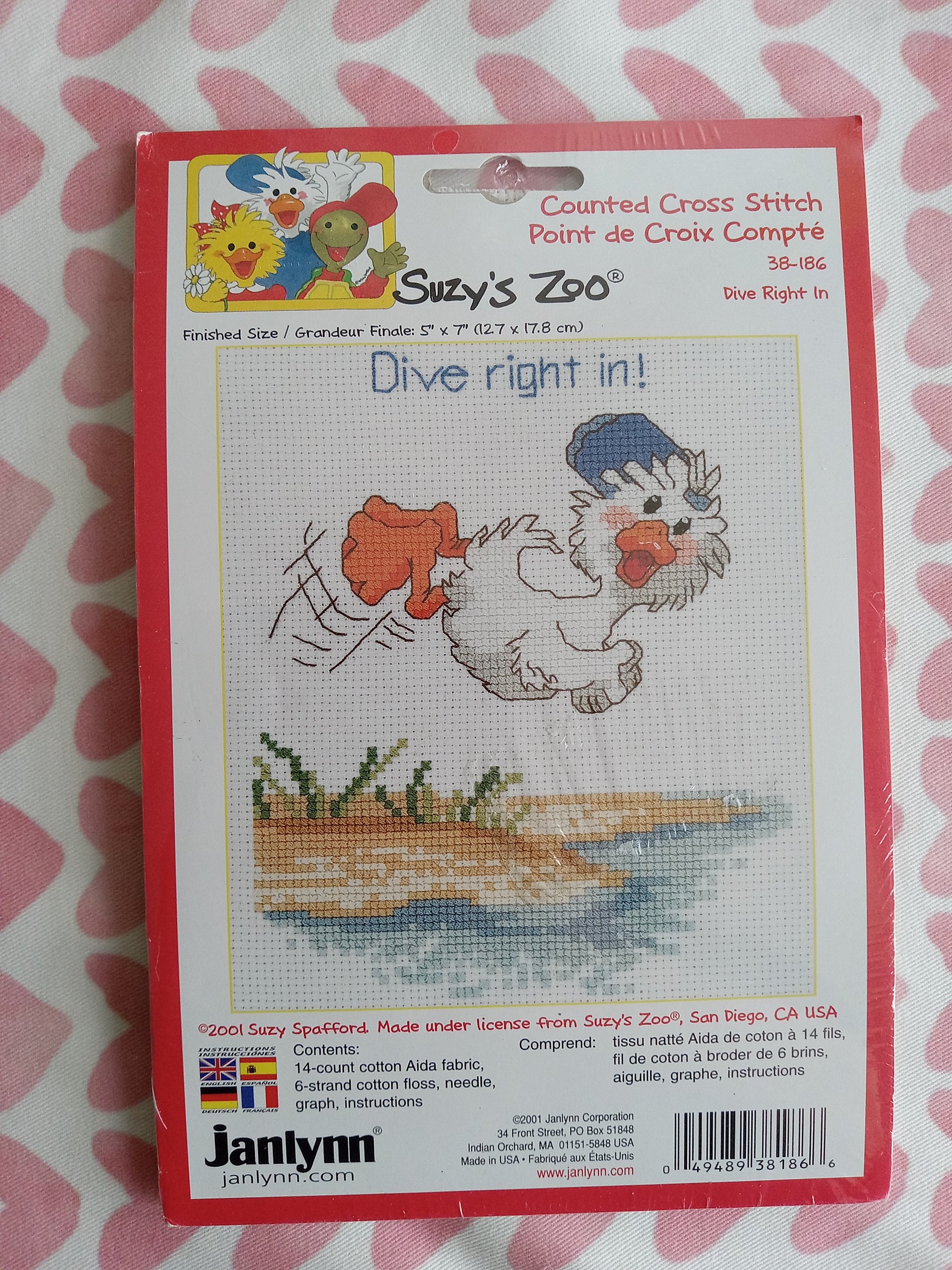 Vintage Suzy's Zoo Counted Cross Stitch Kits Deadstock - Etsy