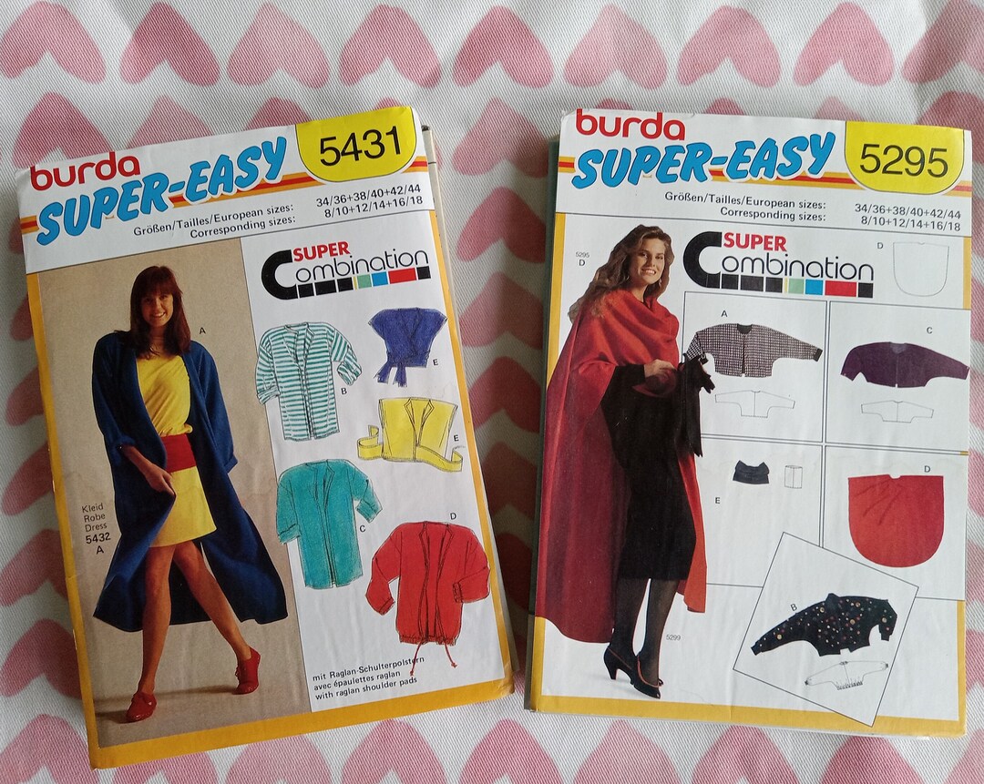 Vintage Burda Super Easy, Combination Patterns, Wounded Bird - Etsy