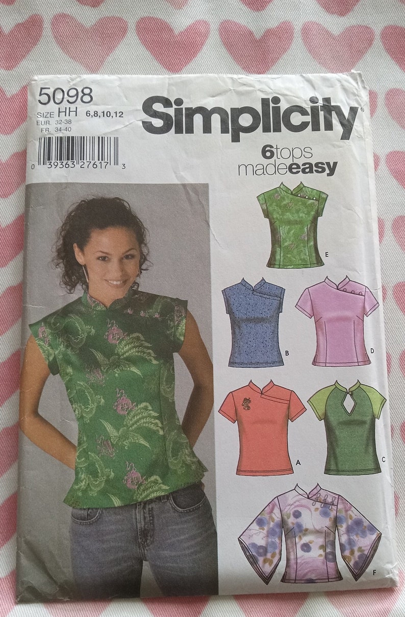 Vintage Simplicity 5098, 6 Made Easy Tops Pattern, UC/FF - Etsy