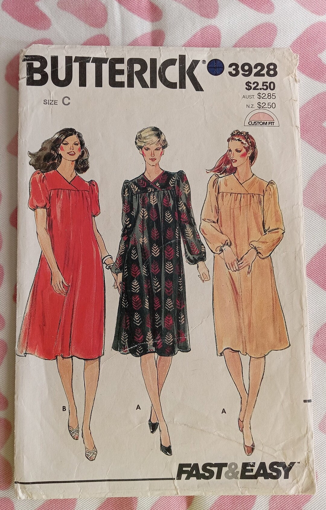 Vintage Butterick 3928, Maternity Dress Pattern, C/C - Etsy