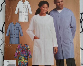 Lab Coat Pattern - Etsy