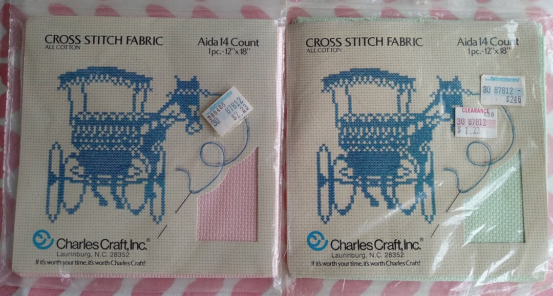 Vintage Charles Craft, 14 Count Aida Fabric, Unused - Etsy