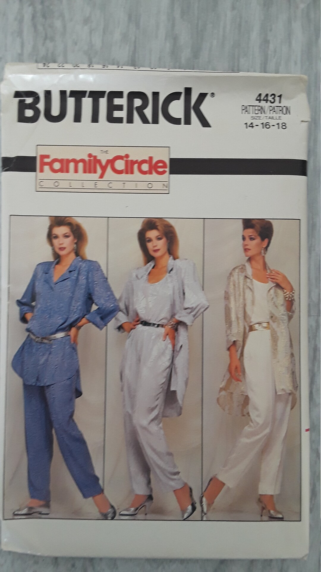 Vintage Butterick 4431 Family Circle Pattern UC/FF - Etsy